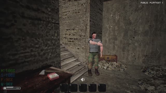 MISERY - кооп сталкер на минималках со строительством. Playtest.