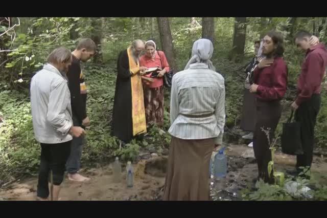 Освящение источника святой праведной Анны в Любуже