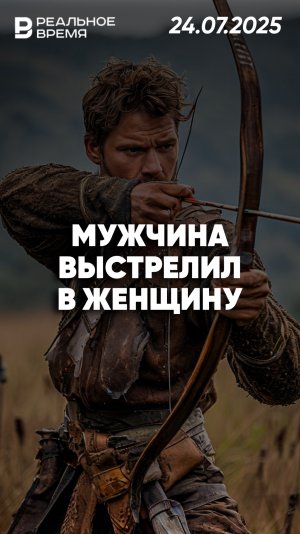 Мужчина выстрелил в женщину из лука