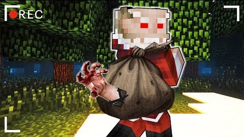 НИКОГДА НЕ ХОДИ ЗА ДЕДОМ МОРОЗОМ В ПОЛНОЧЬ-НОВОГОДНЯЯ СТРАШИЛКА МАЙНКРАФТ