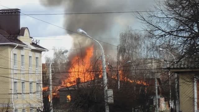 Пожар.