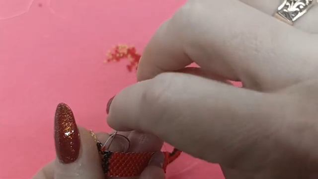 RED Кирпичное плетение Часть 5 из 6 от Светланы Литвиновой