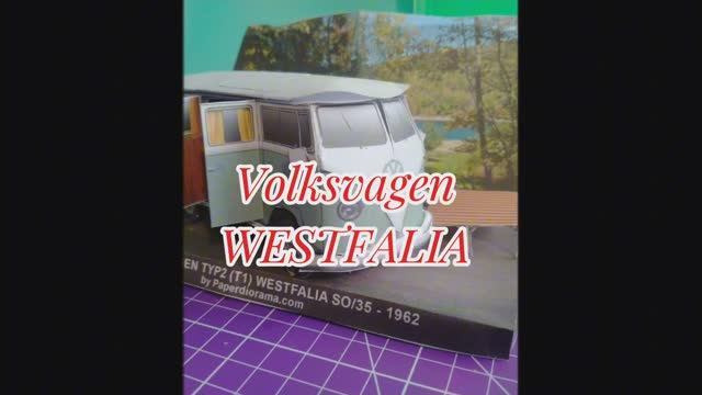 Автомобиль Volkswagen westfalia из бумаги своими руками.
