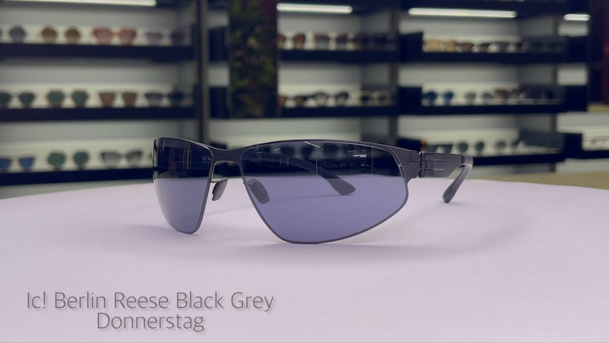 Мужские солнцезащитные очки Ic! Berlin Reese Black Grey Donnerstag: обзор