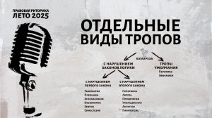 Отдельные виды тропов