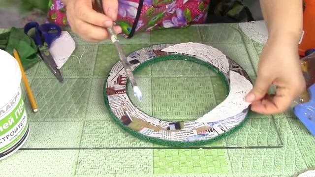 Круглый поднос из картона своими руками. ХоббиМаркет