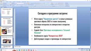 О чате "Цветовые исследования"