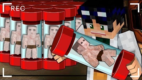 ЛЮДИ В ПРОБИРКАХ. ЧЕЛОВЕЧЕСКИЙ УЛЕЙ В ЗОНЕ 51.АRЕА 51 [ЧАСТЬЗ]- СТРАШИЛКИ В МАЙНКРАФТ