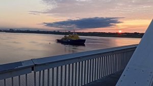 Развели мост на Северной Двине!