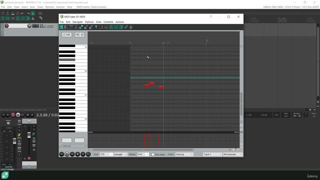 2.4 -The Basics of MIDI in Reaper