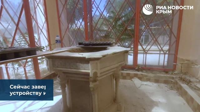 В Феодосии продолжают реставрировать дачу Стамболи