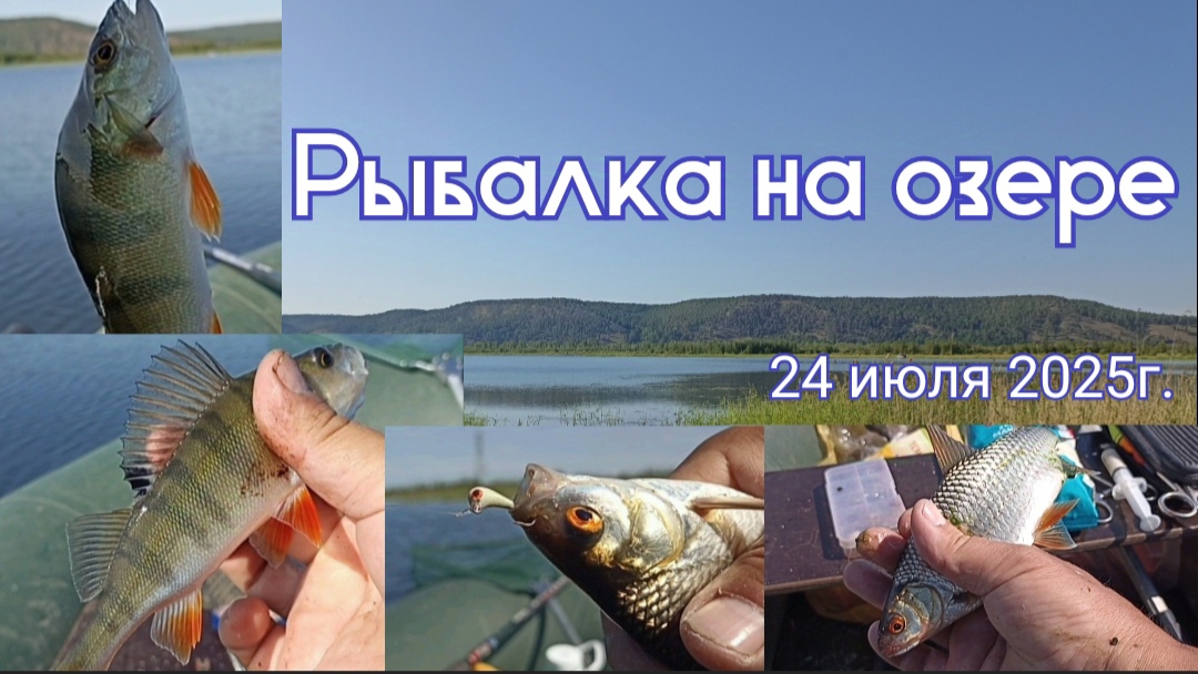 Рыбалка на озере. 24.07.25г.