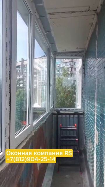 Тёплое остекление балкона в Санкт-Петербурге