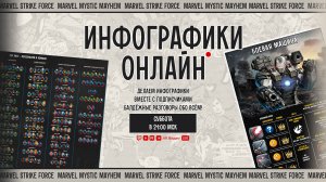 🎁 TWITCH DROPS | MARVEL Strike Force | Вечерний Стрим в 21:00 | ИНФОГРАФИКИ ОНЛАЙН!
