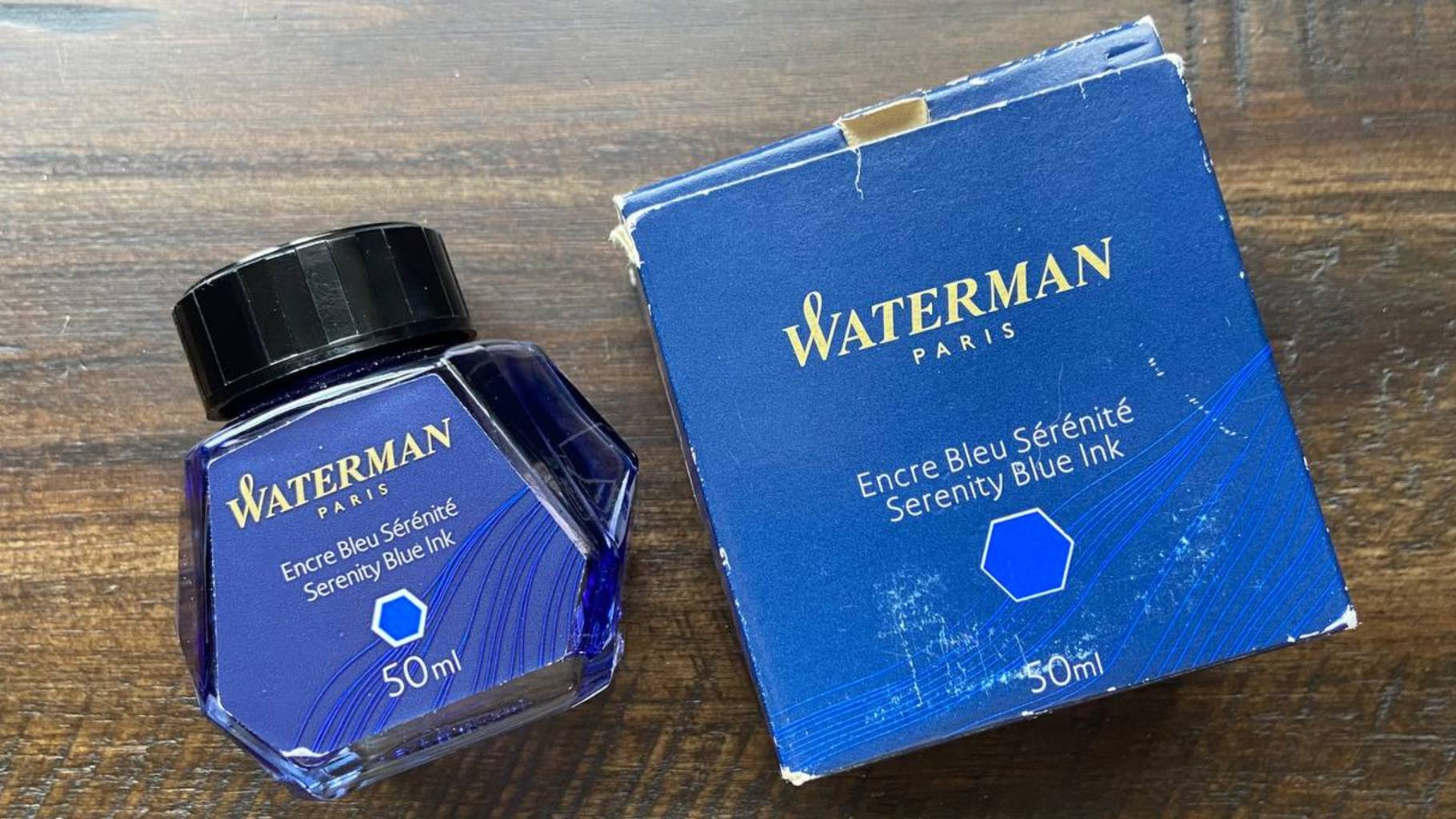 Чернила для перьевой ручки Waterman Serenity Blue