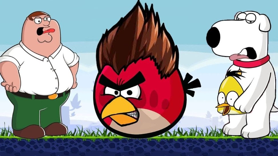 ANGRY FAMILY GUY(ANGRY BIRDS MEET PETER GRIFFIN)