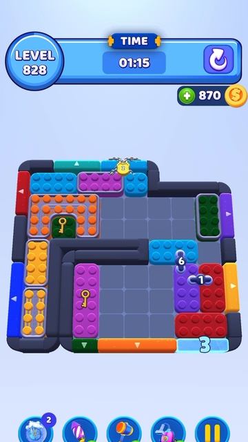 Color Block Jam 828 Уровень