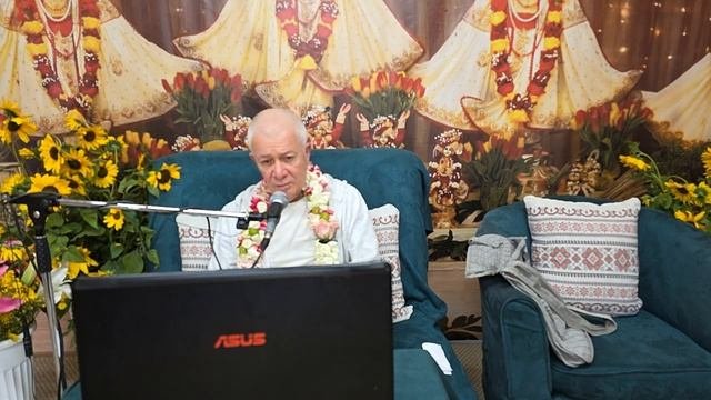 26.07.2025 Инициация. Шримад-Бхагаватам 4.30.18. Е.М. Чайтанья Чандра Чаран прабху.