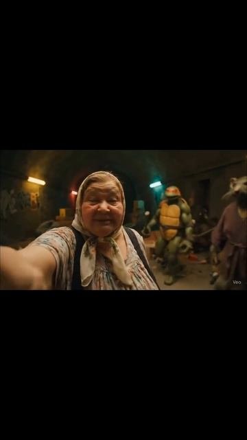 "Русские бабушки вперед!". Черепашки ниндзя и их учитель Сплинтер.
