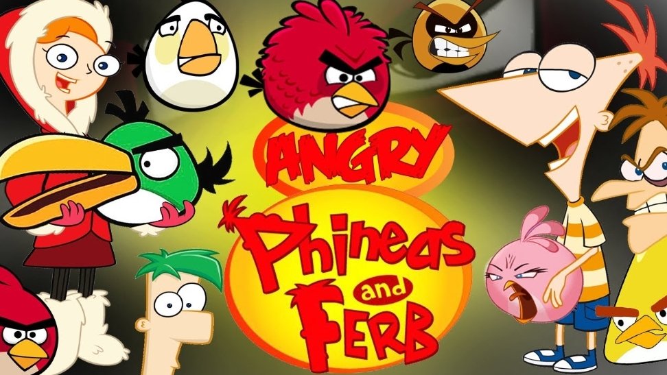 Angry Phineas and Ferb(or angry birds meet phineas and ferb)