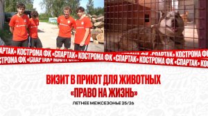 Визит в приют для животных «Право на жизнь»