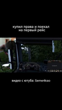 Впервые сел за руль в ETS2