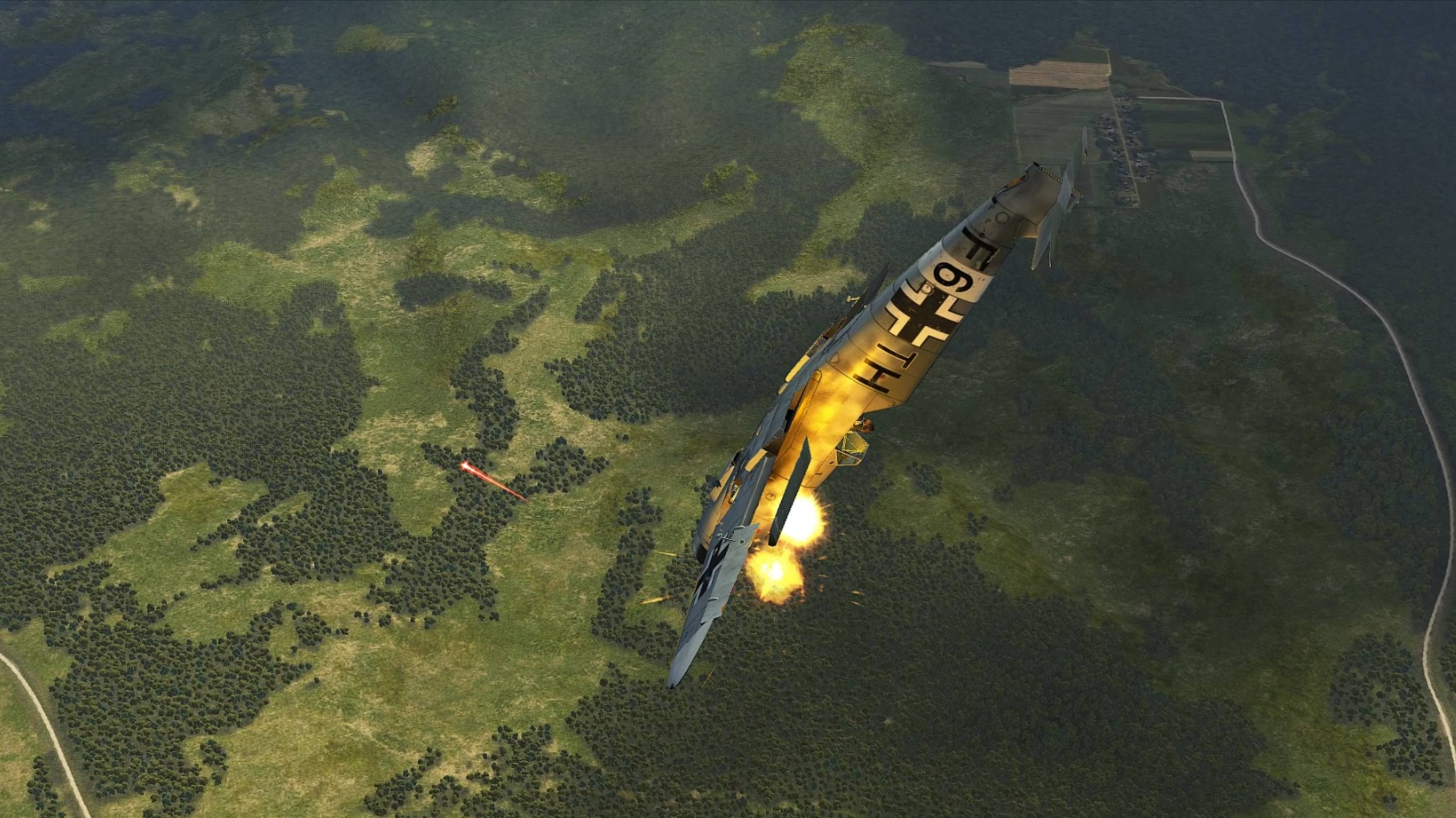 Як-1 против Bf109.
