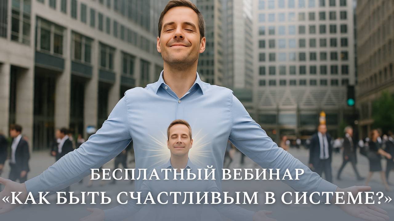 Как быть счастливым в Системе и радоваться жизни? Бесплатный вебинар по Трансерфингу