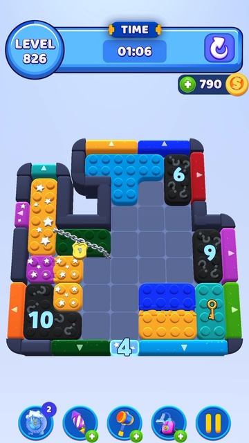 Color Block Jam 826 Уровень