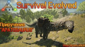 ARK Survival Evolved Приручение "APATOSAURUS"
