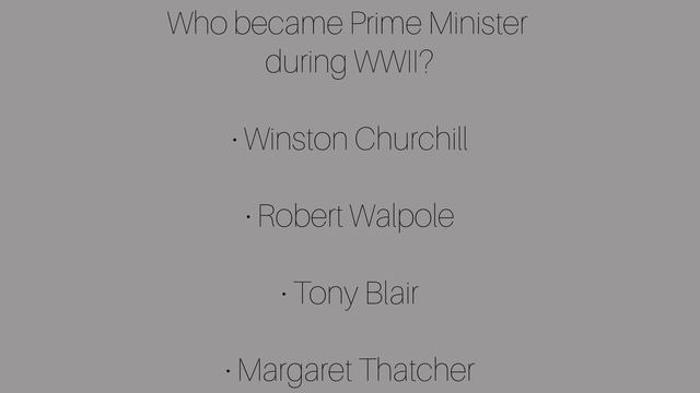 Life in the UK test Question 25