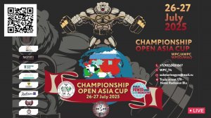 OPEN ASIA CUP WPC/AWPC/WPSO/WAO 2025