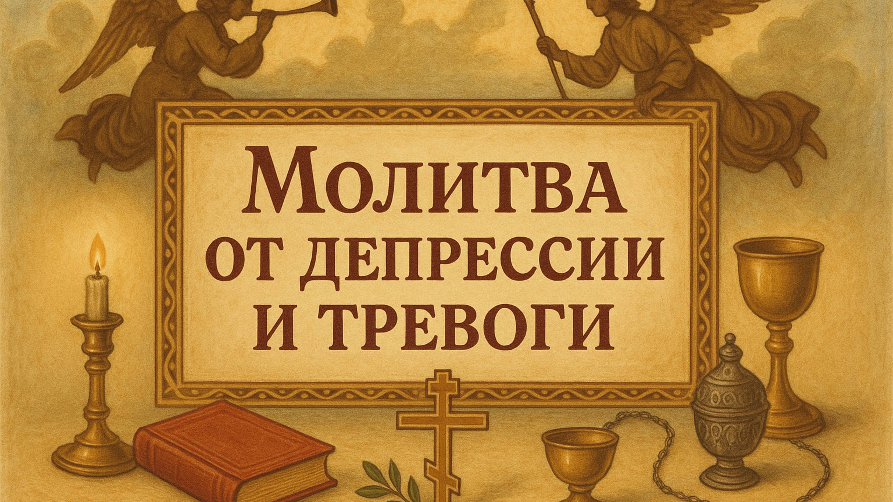 Молитва от депрессии и тревоги