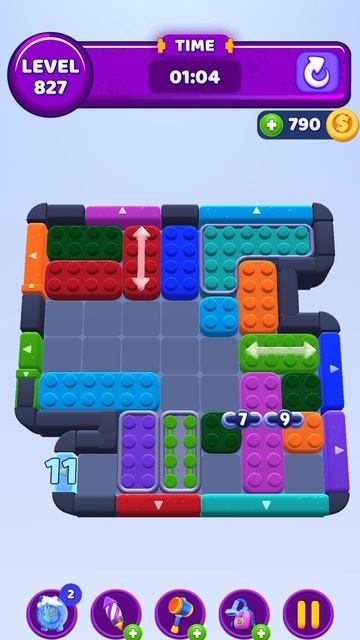 Color Block Jam 827 Уровень