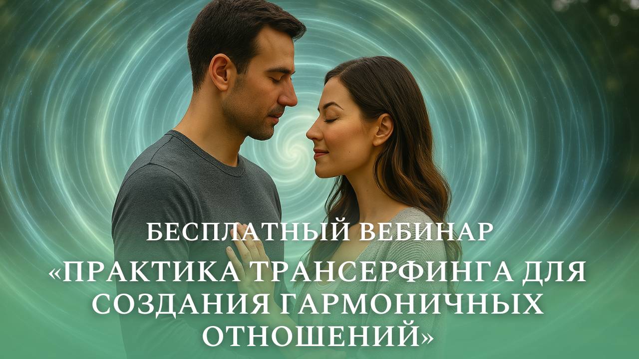 Практика Трансерфинга для создания гармоничных отношений. Бесплатный вебинар по Трансерфингу