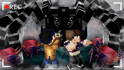 ПАУЧЬЕ ЛОГОВО. КОРОЛЕВА ПАУКОВ МГЛА[ЧАСТЬ5]-СТРАШИЛКИ МАЙНКРАФТ