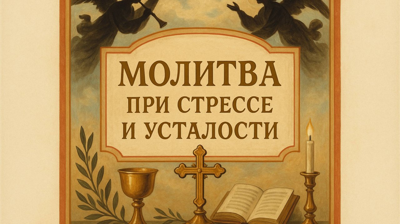 Молитва при стрессе и усталости