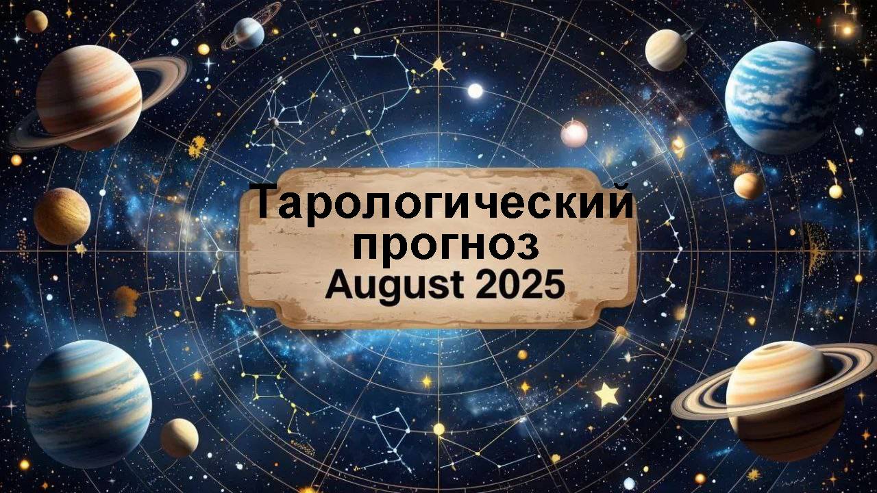 Тарологический прогноз на Август 2025 по знакам Зодиака