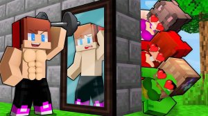 Слабый Джей Джей стал сильным в Майнкрафт | Minecraft мультфильм