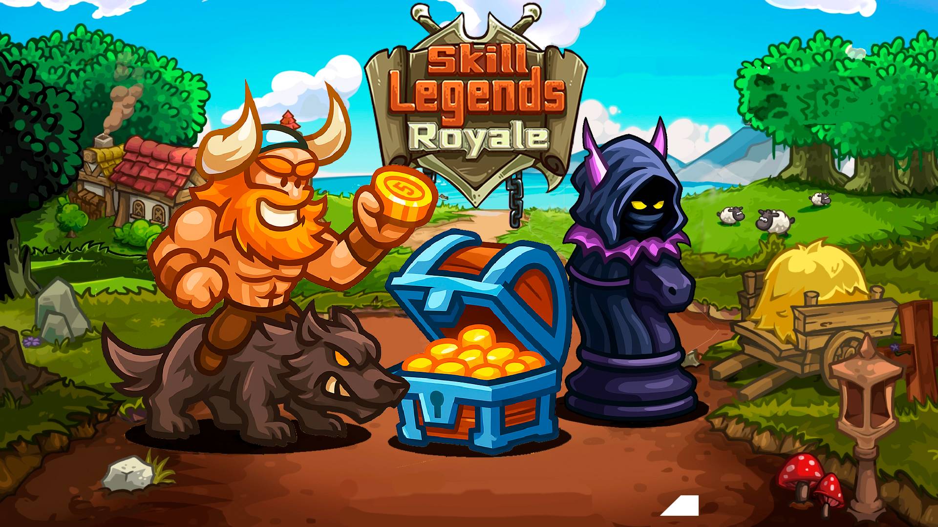 Skill Legends Royale Моя удача и темная лошадка