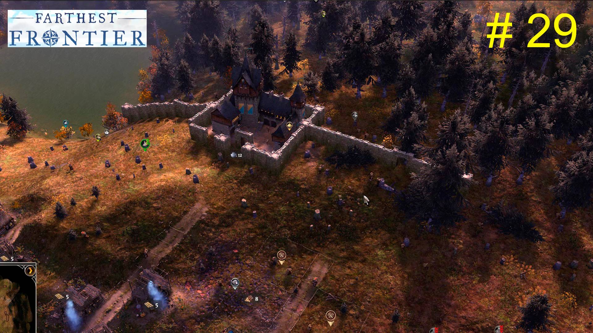 Гиперборея # 29. Военная конюшня. Новые форты. Расширение и развитие поселения. Farthest Frontier