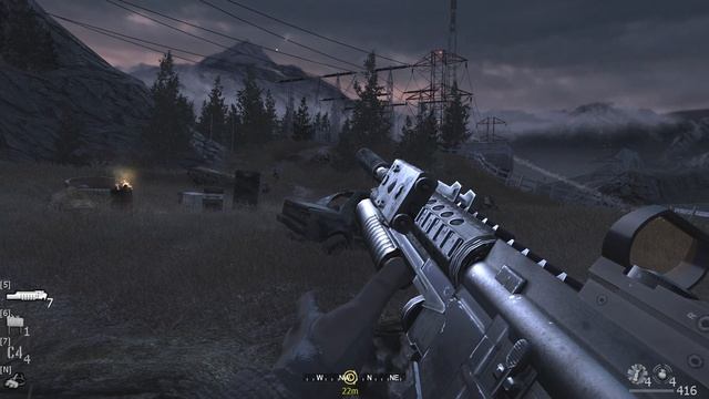 Call of Duty 4: Modern Warfare 1 - 4 серия Полное затмение