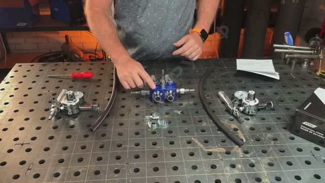 Смеситель газов ПТК Mixer 2Р Ar+CO2 Обзор