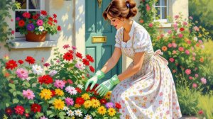 Клумба у входа — начало украшения дома!🌸