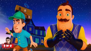 ШОУ ПРИВЕТ СОСЕД! ТЁМНАЯ НОЧЬ И ВАСИЛИЧ ВЗАПЕРТИ! ИГРА HELLO NEIGHBOR ПРОХОЖДЕНИЕ МОДА HELLO YSA!