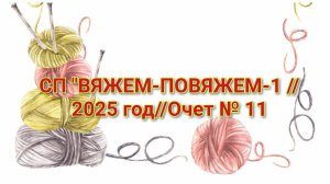 СП "ВЯЖЕМ-ПОВЯЖЕМ-1 //2025 год//Очет № 11