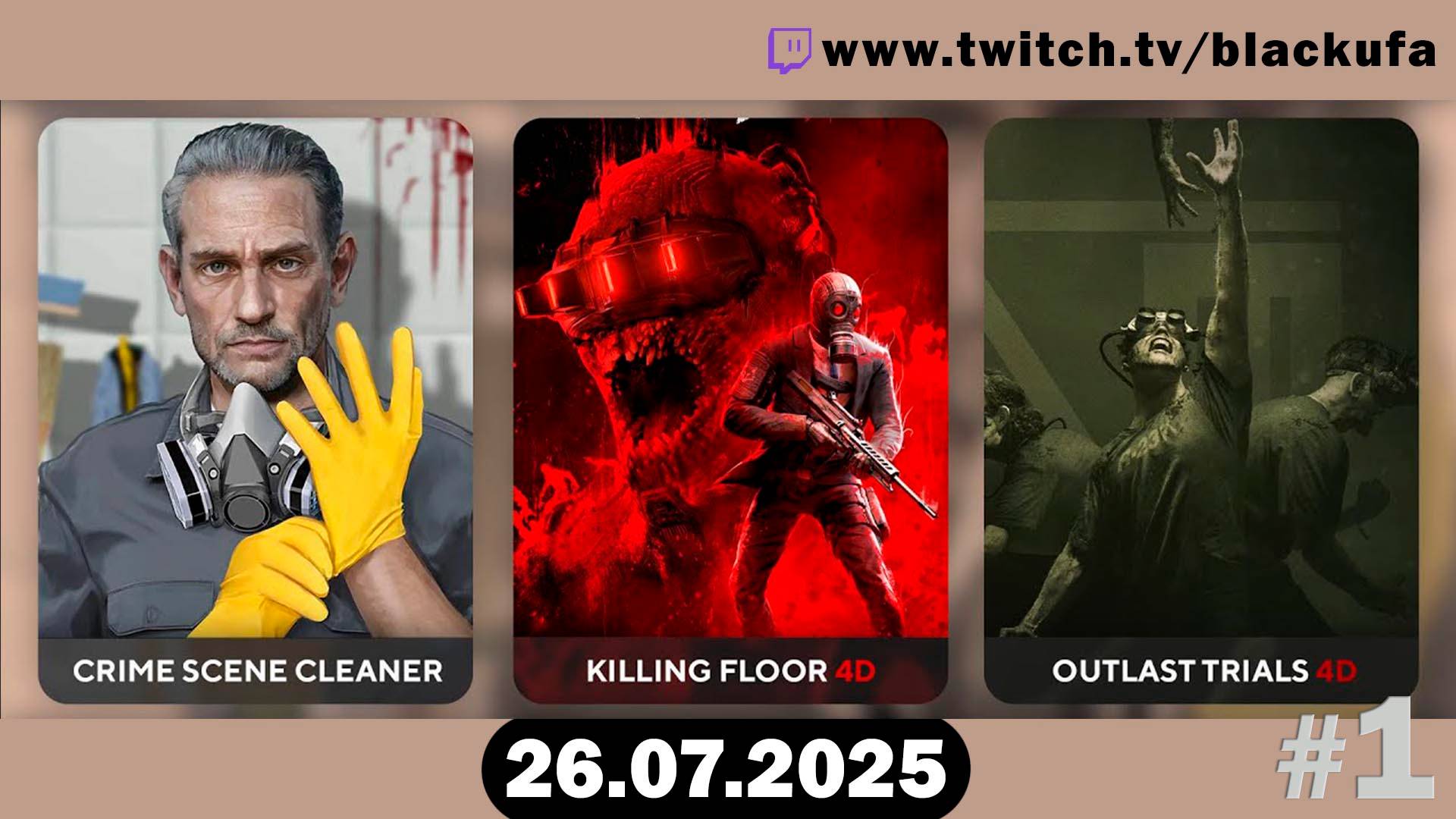Crime Scene Cleaner | 4D KILLING FLOOR 3 | OUTLAST TRIALS #1 [26.07.25]