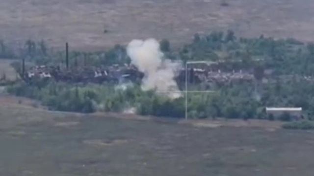 Война дронов №98.  Уничтожение танка ВСУ.