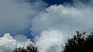 Грозовой фронт над городом Вязники 27.07.2025