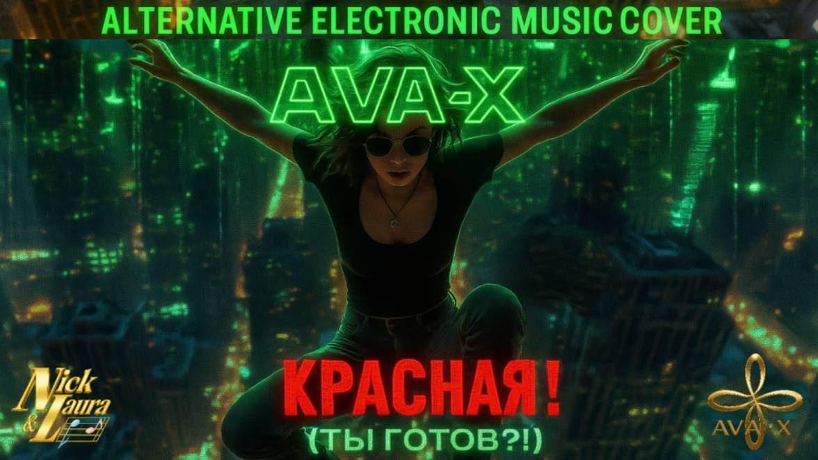 ⚡AVA-X – КРАСНАЯ! (ТЫ ГОТОВ?!) Alternative Electronic Music Cover #drumandbass#drumandbassmusic#edm